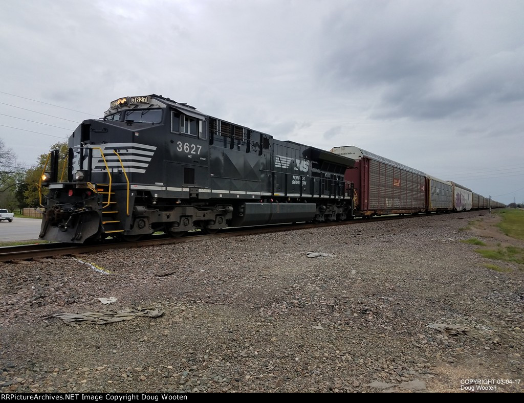 Southbound Loaded Auto Train